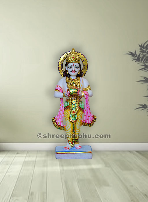 Premium Marble Kubera Statue | Handcrafted Lord Kubera Marble Murti for ...